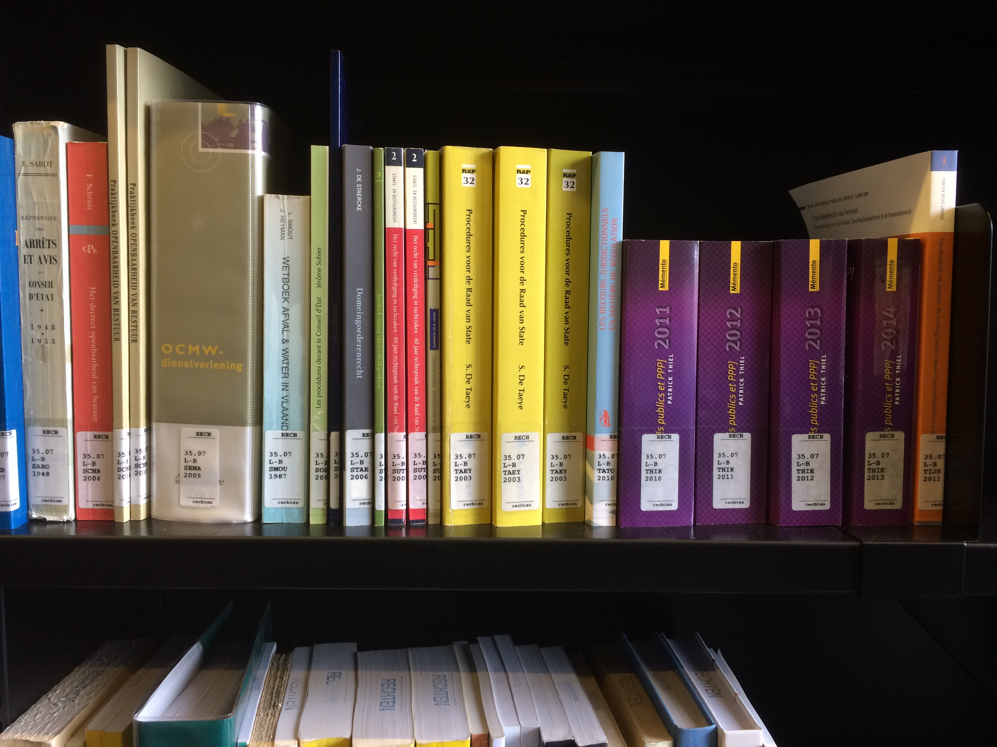 Book Collection Law Library | Classification Codes- UHasselt
